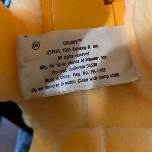 Toys | 1985 Teddy Ruxpin Grubby Caterpillar Original Vintage | Poshmark